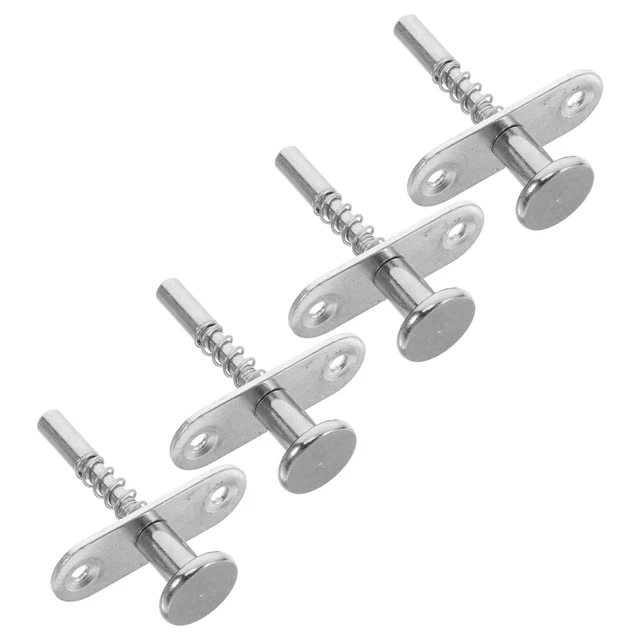 4PCS SPRING-LOADED STAINLESS Steel Plunger Latches Plunger Latches £11. ...