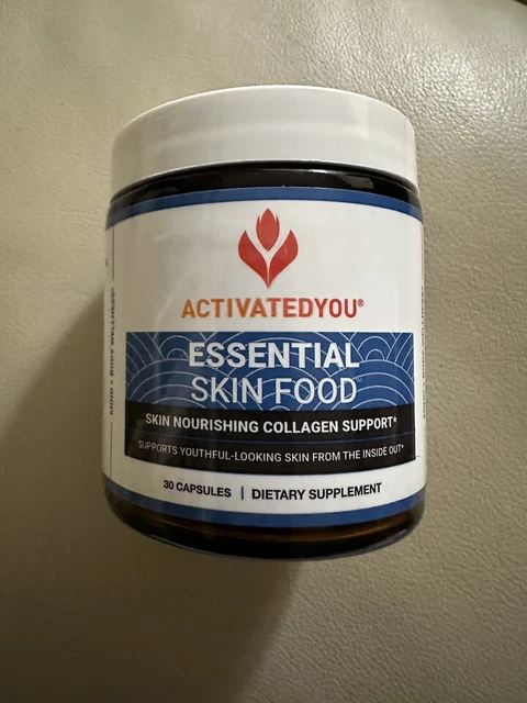NEW ACTIVATEDYOU ESSENTIAL Skin Food 30 Capsules Skin Nourishing ...