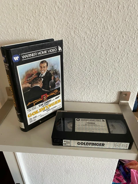 JAMES BOND 007 - Goldfinger, seltene Warner VHS Verleih Hardbox, Top, Sammler EUR 34,90 ...