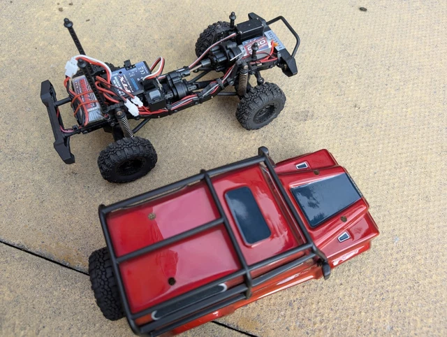 FTX OUTBACK MINI 3.0 Ranger 1/24 Dark Red RTR Trail Crawler With LED ...