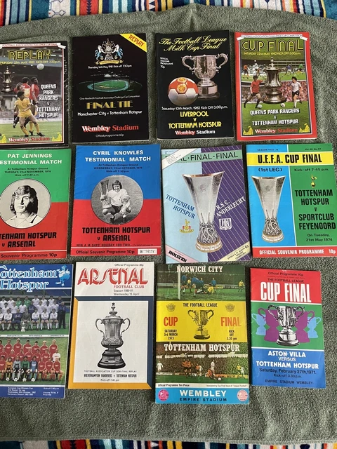 10 X TOTTENHAM Hotspur Cup Programmes £21.48 - PicClick UK