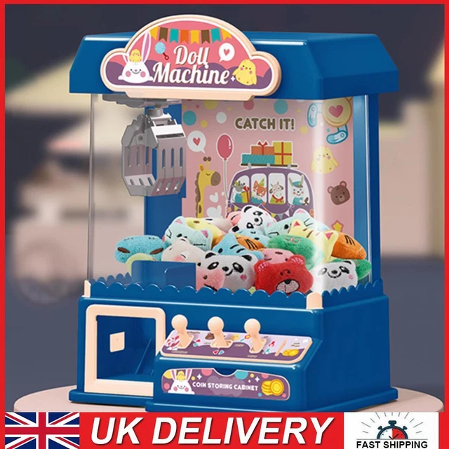 DOLL CLAW MACHINE Large Claw Catch Toy Sounds and Music Gifts for Girls ...
