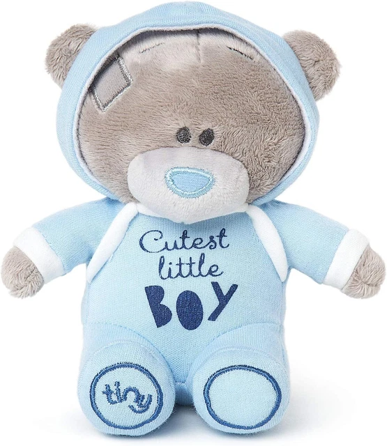 ME TO YOU Tiny Tatty Teddy 'Cutest Little Boy' Bear in Blue Baby Grow ...