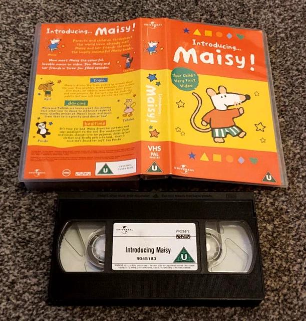INTRODUCING MAISY TRAIN Dancing Bedtime 3 Episodes Pal Vhs Video Kids ...
