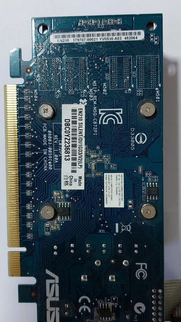 SCHEDA VIDEO ASUS Nvidia Geforce 210 1Gb Gddr3 Silent Grafica Hdmi Vga Dvi Pc EUR 20,00 ...