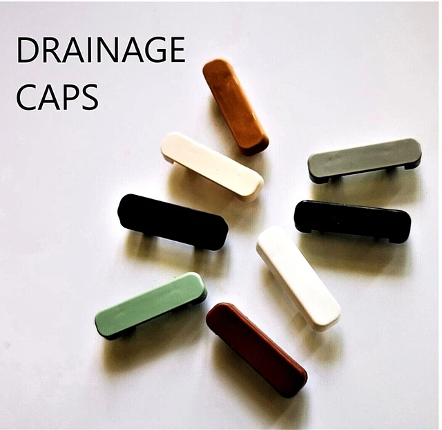 PLASTIC DRAINAGE COVER Caps Window Door Weep Double Glazing Upvc pvc ...