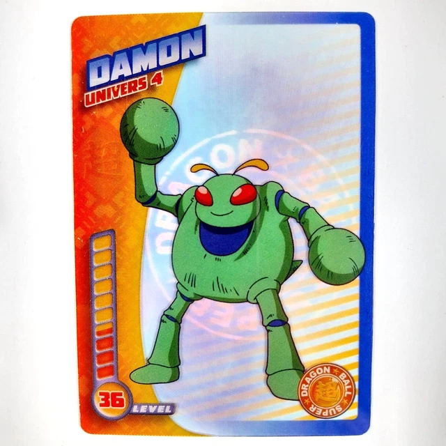 CARTE DRAGON BALL Super Trading Cards N°144 Damon Univers 4 Panini Fr ...