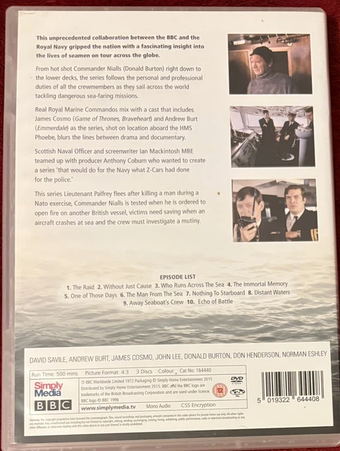WARSHIP SERIES 2 DVD David Savile, Donald Burton, Graeme Eton, James ...