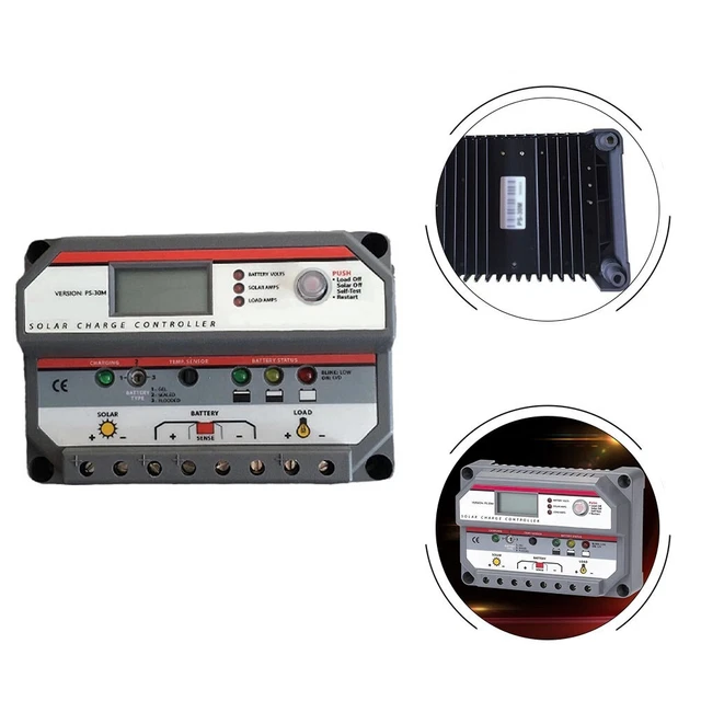ADVANCED PS30M SOLAR Controller Optimize Battery Charging with PWM Technology $239.12 - PicClick AU