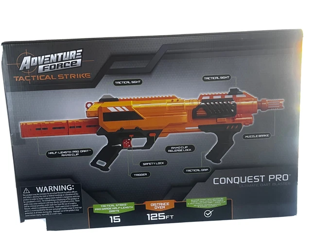ADVENTURE FORCE TACTICAL Strike Conquest Pro Ultimate Dart Blaster ...