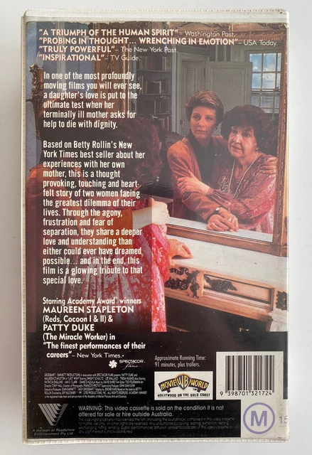 LAST WISH [VHS] Roadshow Video 1992 TV Movie Ex-Rental Tape Clamshell Patty Duke £18.53 ...