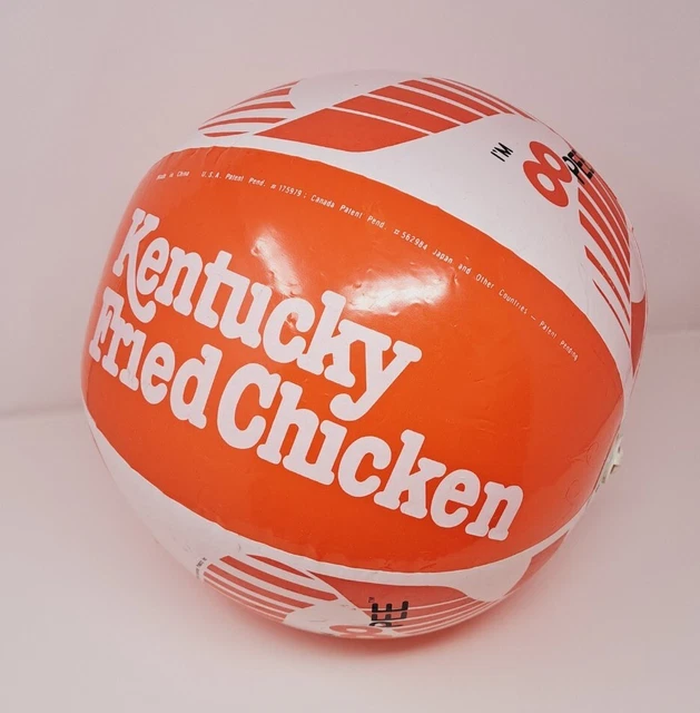 VTG KENTUCKY FRIED Chicken OOPEE Ball Giveaway HTF KFC Beach Inflatable ...