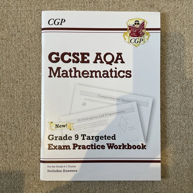 GCSE AQA MATHEMATICS New! Grade 9 Targeted ExM Practice Workbook £0.99 ...