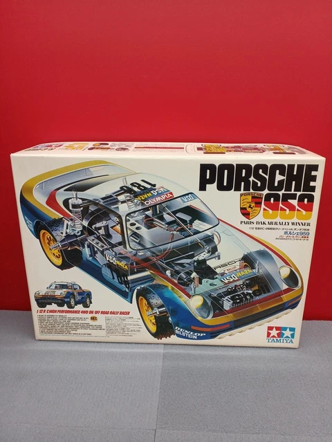 TAMIYA PORSCHE 959 Paris-Dakar Rally Winner Electric Radio Control Car ...