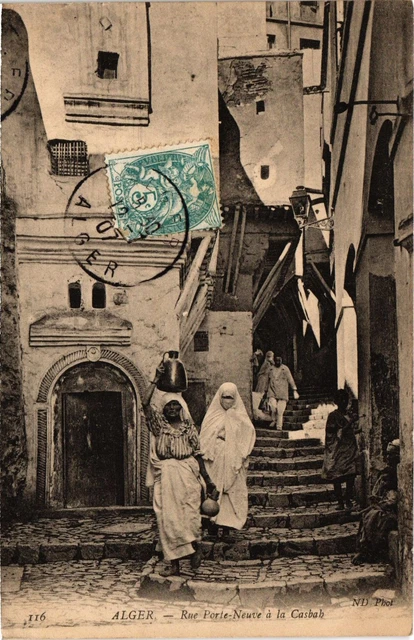 CPA AK ALGER Rue Porte-Neuve A La Casbah Algeria (1435598) EUR 6,99 ...