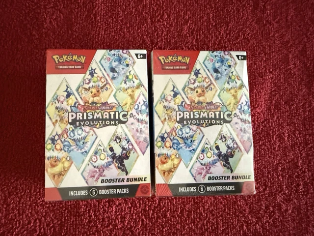 POKÉMON TCG: PRISMATIC Evolutions Booster Bundle Box (2 Pack) - Sealed £139.76 - PicClick UK