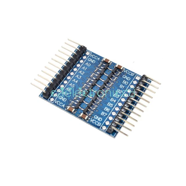 8-CHANNEL IIC UART SPI TTL Logic Level Converter 5V/3.3V Bi-Directional ...