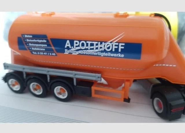 HERPA EUTERSILO AUFLIEGER "Beton Potthoff" aus 314237 EUR 15,95 ...