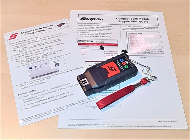 SNAP ON S7 Compact Scan Module EESM306, ZEUS, VERUS EDGE EAK0355L05A $1,285.67 - PicClick CA