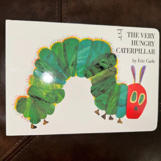 THE VERY HUNGRY Caterpillar by Eric Carle 1994, Children's Board Books ...