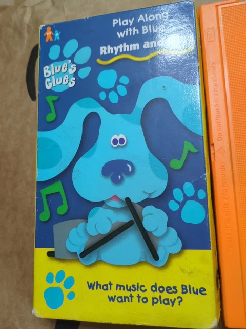 BLUES CLUES RHYTHM And Blue VHS Tape 1999 Nick Jr Orange Tape $6.64 ...