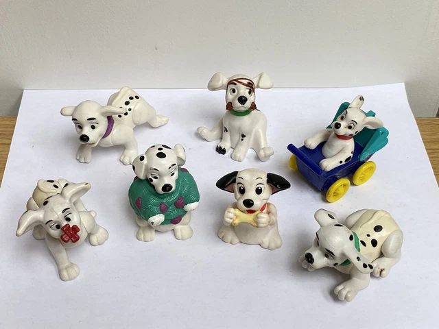 1990S DISNEY 101 Dalmatians Figures Cartoon McDonalds Toys Collection 7 ...