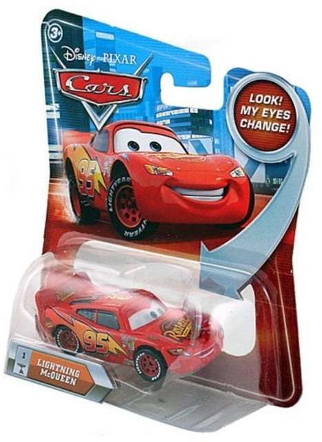 DISNEY CARS LENTICULAR Eyes Change Lightning McQueen Die Cast Toy Car #1 £25.27 - PicClick UK