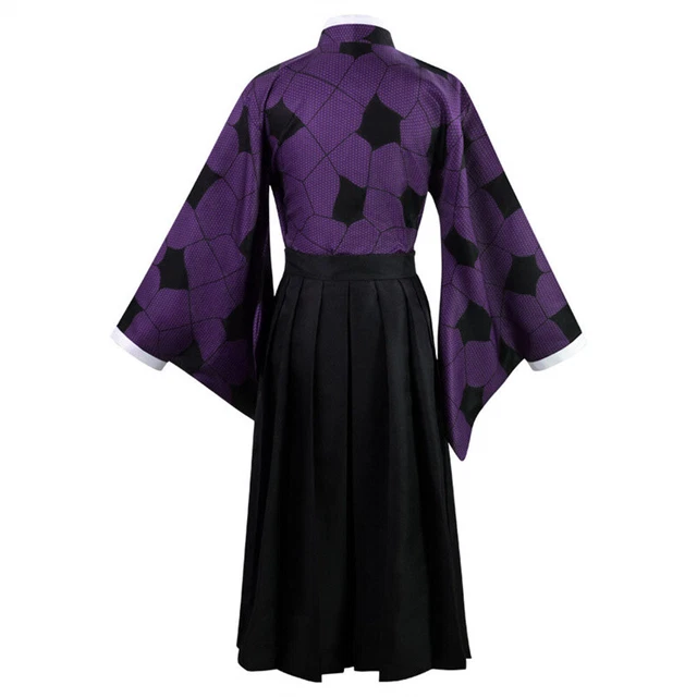 DEMON SLAYER KOKUSHIBO Cosplay Costume Anime Kimono Outfits Tattoo ...