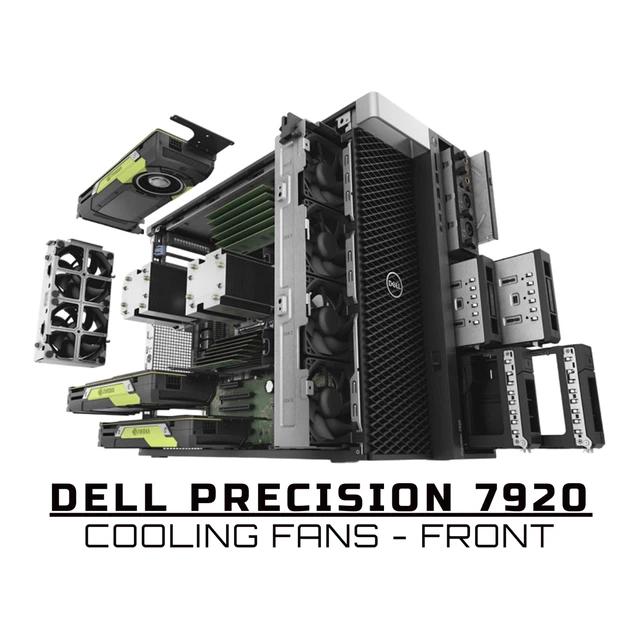 DELL PRECISION 7920 | T7920 Front Cooling 4x Fan Assembly 0443WR £79.99 ...