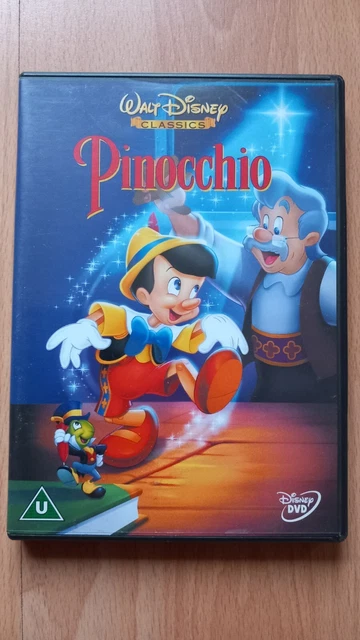 DISNEY'S PINOCCHIO DVD (2000) Ben Sharpsteen, Luske (DIR) Cert U Region ...