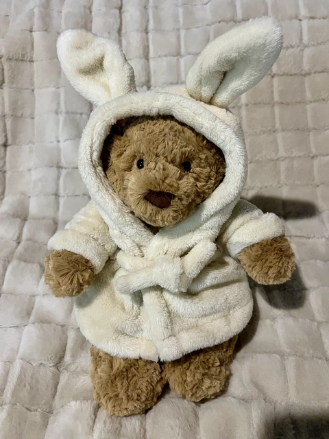 GENUINE JELLYCAT BARTHOLOMEW Bathrobe Bear, BNWT & tag protector £63.07 ...