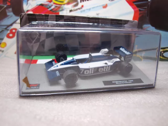 1986 BRABHAM BT55 - RICCARDO PATRESE - 1/43 scale model car - PANINI F1 ... 1986 BRABHAM BT55 - RICCARDO PATRESE - 1/43 scale model car - PANINI F1 ...