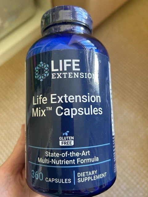 LIFE EXTENSION MIX Capsules Multi-Nutrient 360 Capsules Multivitamin ...