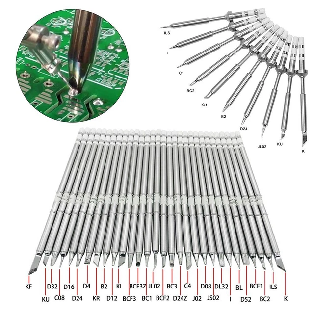 KITS FOR FX951 Rework Station Electric Soldering Iron Tips Head Welding ...