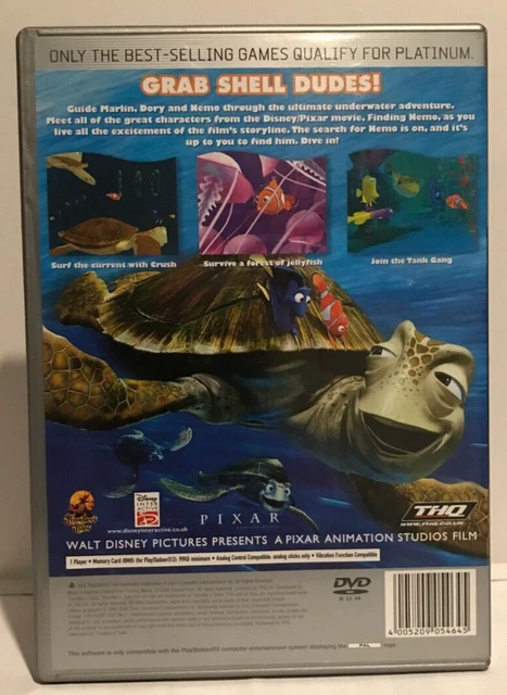 SONY PS2 - Finding Nemo game (2003). THQ, Disney/Pixar. *PLATINUM ...