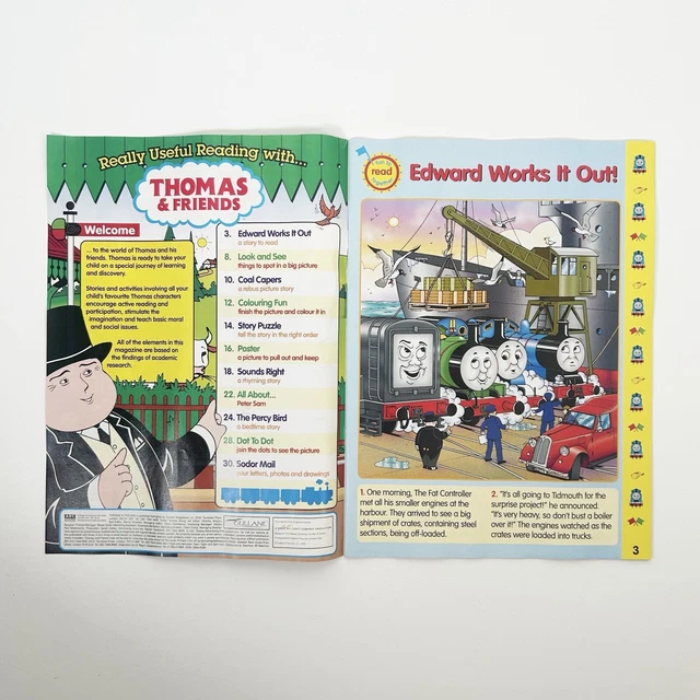 VINTAGE THOMAS THE Tank Engine & Friends Magazine No 378 Comic 2002 ...