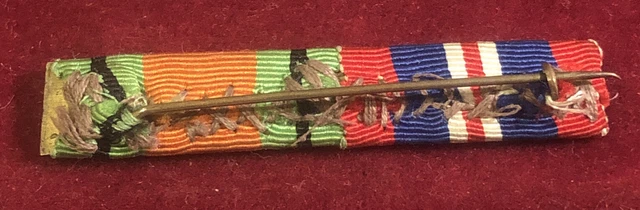 WW2 BRITISH MEDAL Ribbons Defence & War Medals army Military Bar EUR 3,46 - PicClick IT