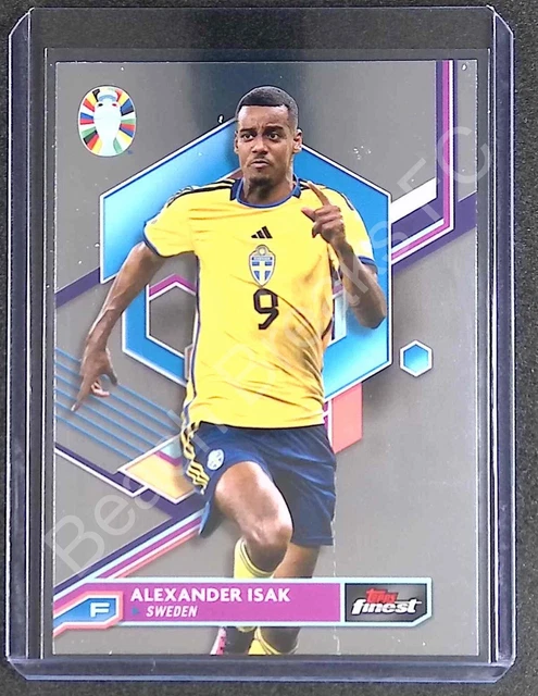 ALEXANDER ISAK SWEDEN 2023-24 Topps Finest UEFA Euro Base EUR 1,11 ...