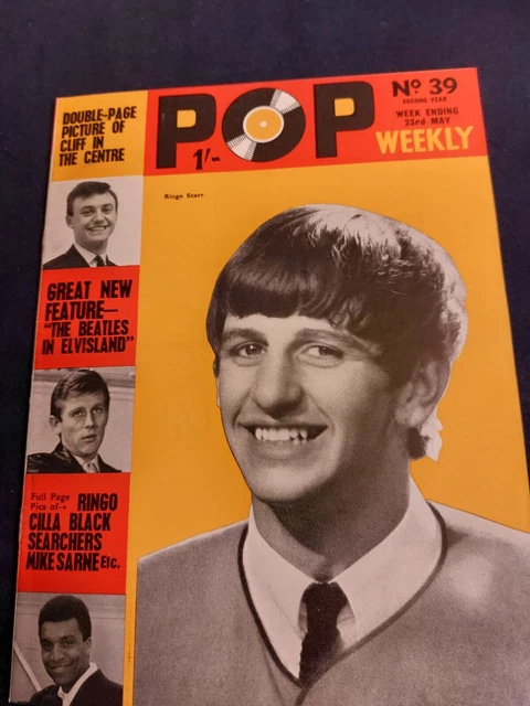 RARE POP WEEKLY Magazine 23 MAY 1964 Beatles Cilla Shapiro Hollies ...