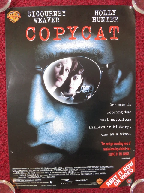 COPYCAT VHS POSTER Sigourney Weaver Holly Hudson 1995 £11.35 - PicClick UK