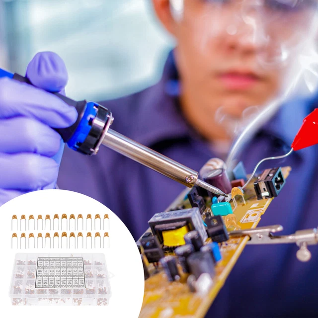 1200PCS CERAMIC CAPACITOR Kit Assortment Capacitor Monolithic Capacitor ...