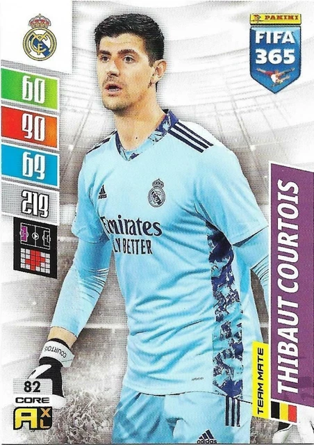 N.82 THIBAUT COURTOIS Real Madrid Card - Adrenalyn Xl Fifa 365 2022 ...