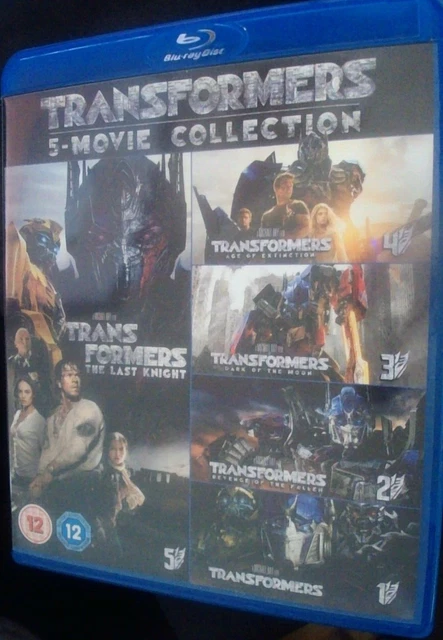 TRANSFORMERS: 5-MOVIE COLLECTION UK Blu-Ray set. 2017. 1-5. Fast ...