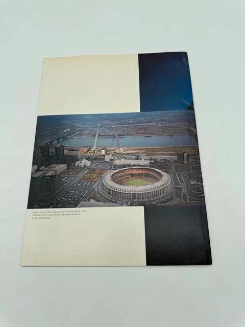 1970S ST LOUIS Gateway Arch Program Gateway to the West River Front ...