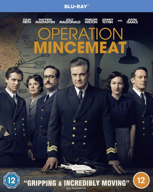 OPERATION MINCEMEAT (BLU-RAY) Colin Firth Jason Isaacs Penelope Wilton ...