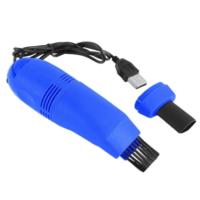 MINI COMPUTER VACUUM USB Keyboard Cleaner PC Laptop Dust Brush (Dark ...