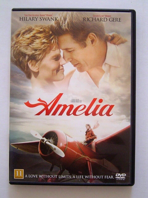 DVD: AMELIA MOVIE - MIRA NAIR 2009 / HILARY SWANK - RICHARD GERE ...