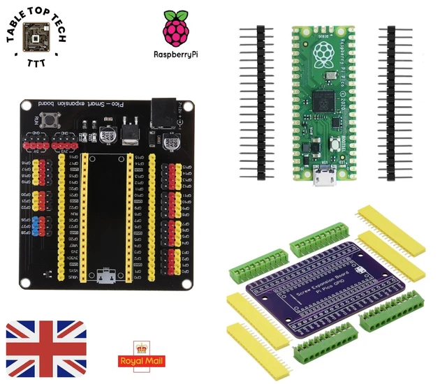 RASPBERRY PI PICO RP2040 board - GPIO Expansion Breakout Board £5.45 - PicClick UK