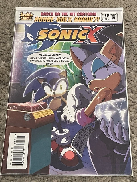 SONIC THE HEDGEHOG X Archie Comic Issue 18 Rare Sega £20.00 - PicClick UK