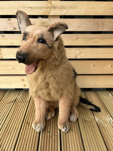 REALISTIC, LIFE LIKE Alsation/German Shepherd Dog Plush Teddy Intruder ...